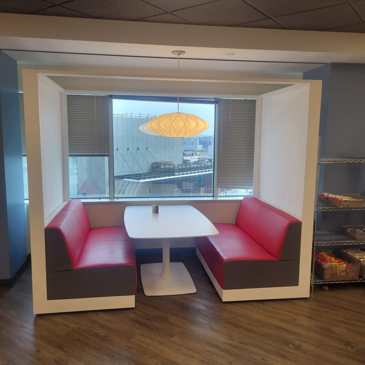 Cafe Booth with Privacy | Conklin Office Furniture